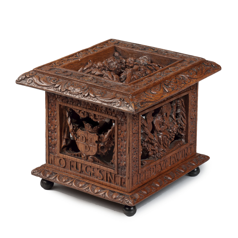 Oak foot stove | B&B